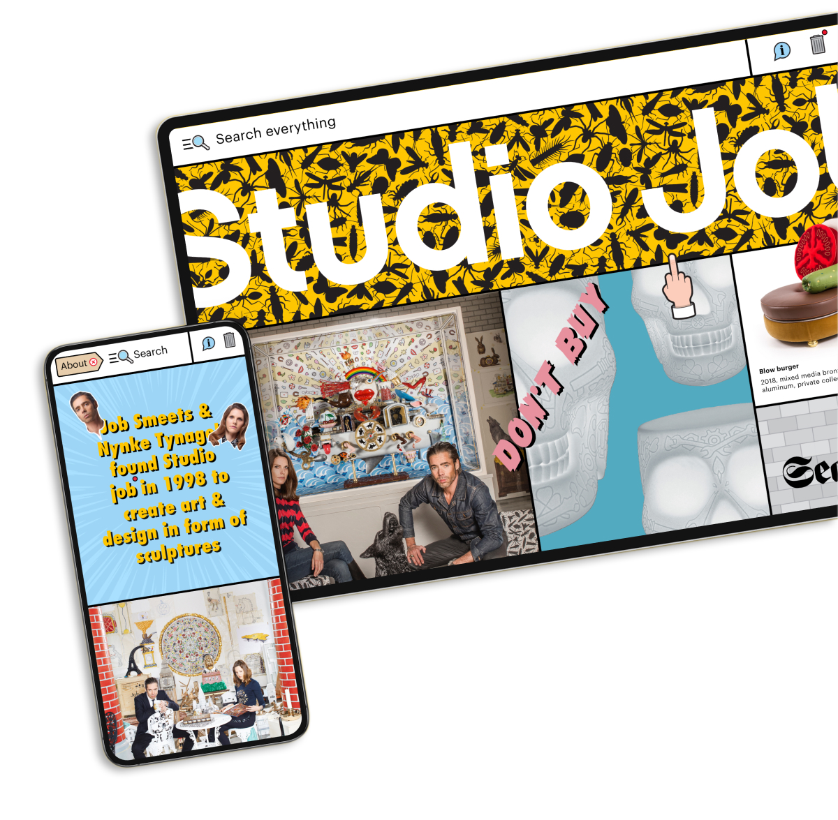 Studio Job - 2x Gold Winner at The Lovie Awards!